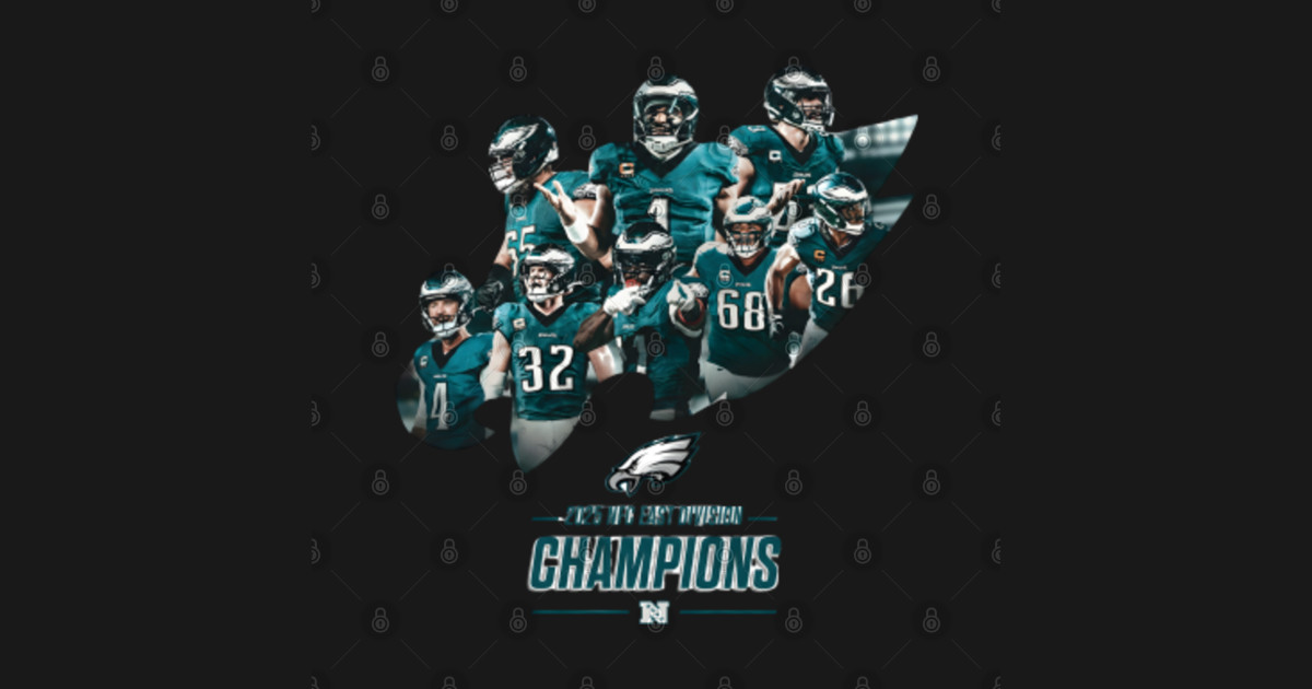 Philadelphia Eagles NFC East Champions 2025 - Eagles Nfc East Champions - T-Shirt | TeePublic