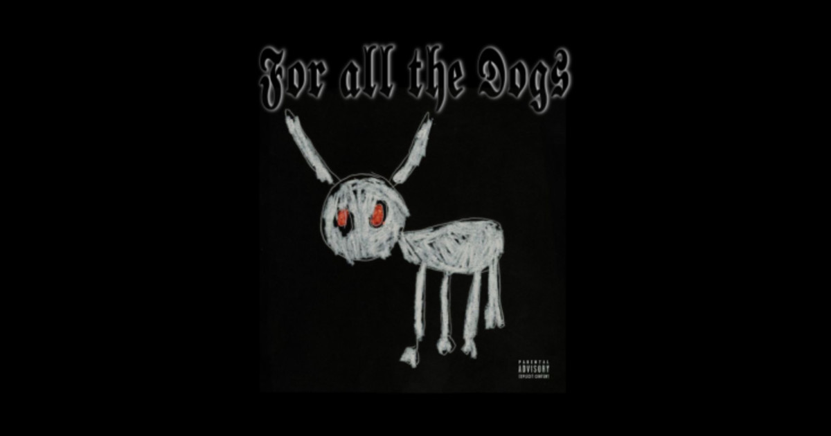 Drake for all the dogs album cover - Drake Rapper - Sticker | TeePublic