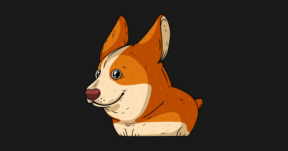Cute corgi - Cute Corgi - T-Shirt | TeePublic