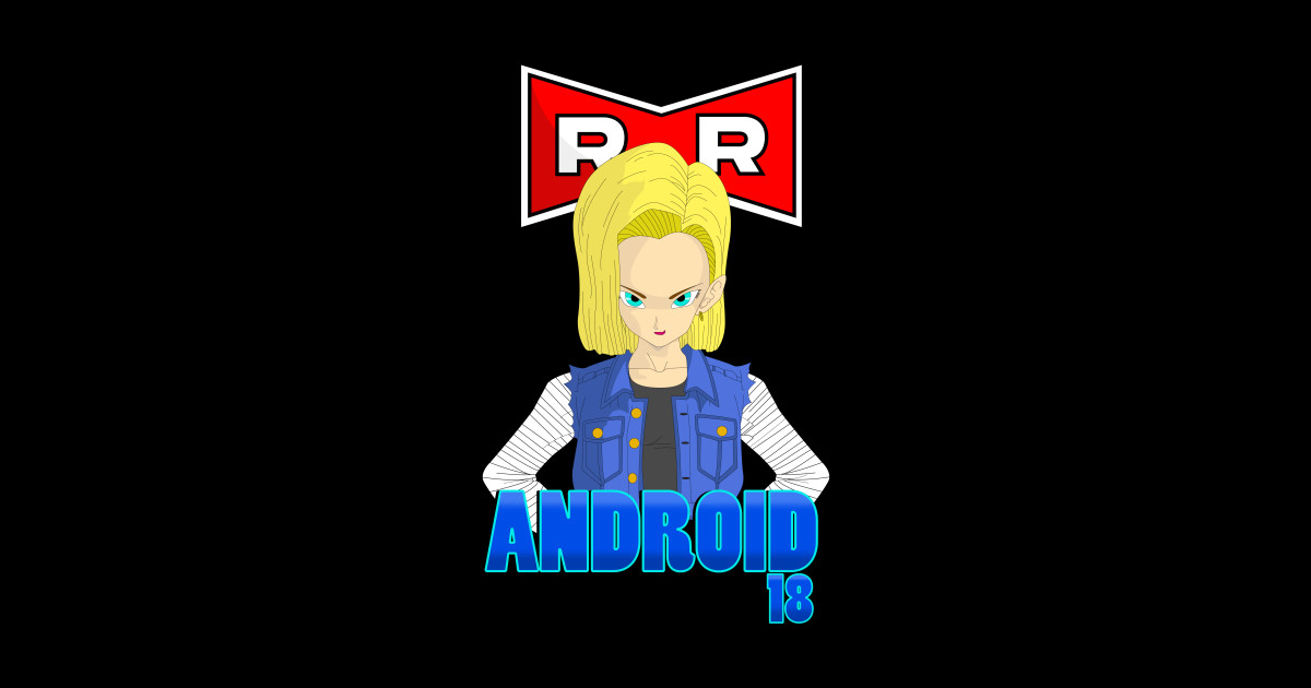Dragonball Z Android 18 - Android 18 - Sticker | TeePublic
