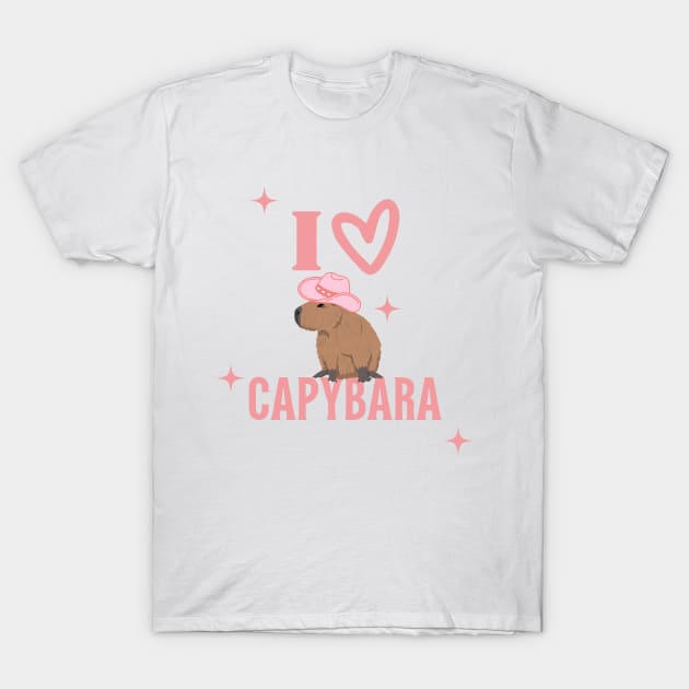 Capybara Preppy Aesthetic - Capybara - T-Shirt | TeePublic