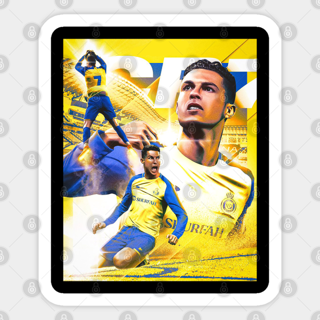 cr7 al nassr - Cristianoronaldo - Sticker | TeePublic