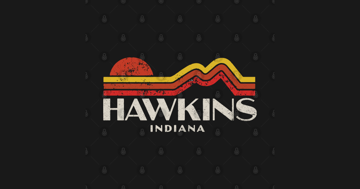 Retro Stranger Things Hawkins Indiana - Stranger Things - T-Shirt ...