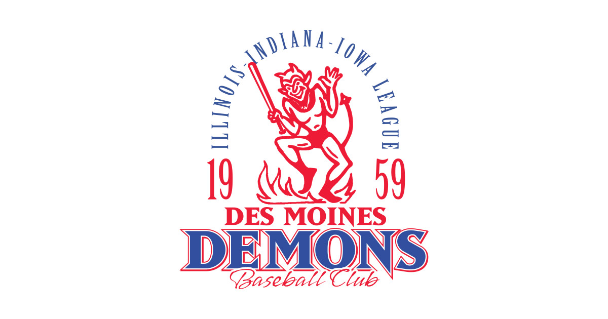 Des Moines Demons - Minor League Baseball - T-Shirt | TeePublic