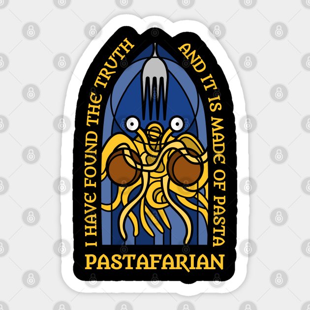 Pastafarian - Pastafarian - Sticker | TeePublic