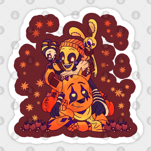 Percy & Springtrap: Fall Family Fun - Five Nights At Freddys - Sticker ...