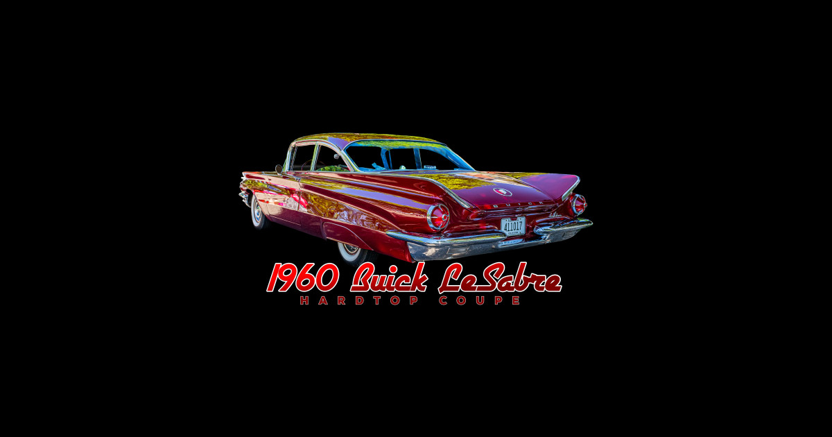 1960 Buick LeSabre Hardtop Coupe - 1960 Buick Lesabre Coupe - Sticker ...