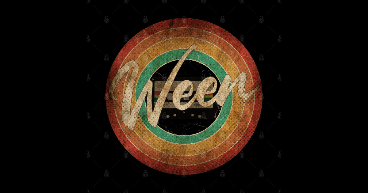Ween Vintage Circle Art - Ween - Sticker | TeePublic