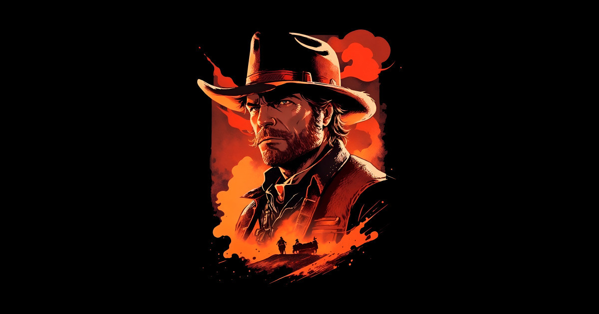 Arthur Morgan - RDR2 - Game - Sticker | TeePublic