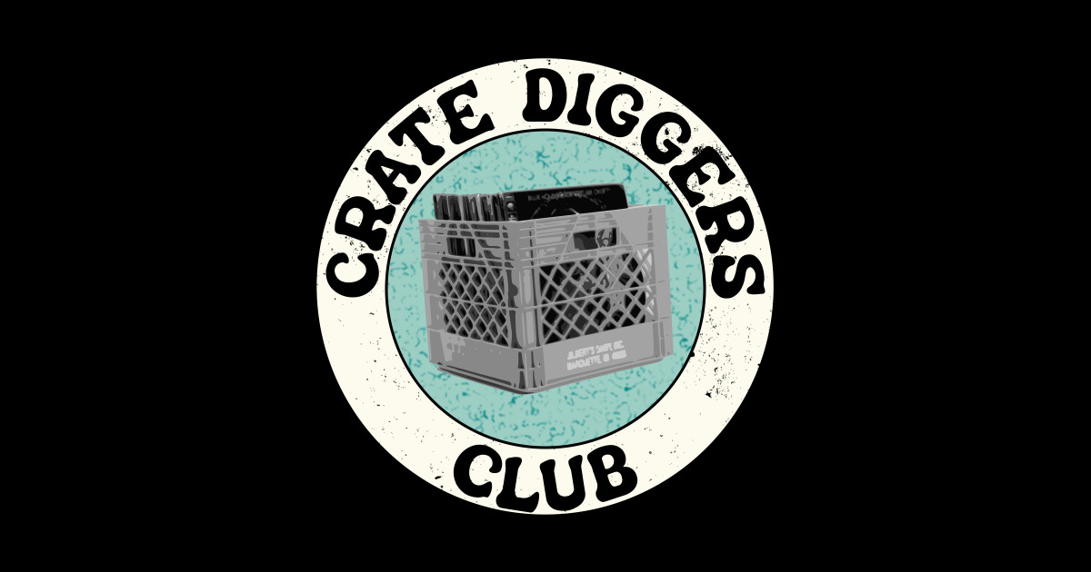 Crate Diggers Club | Oral Collage Radio Show - Crate Digger - Sticker ...