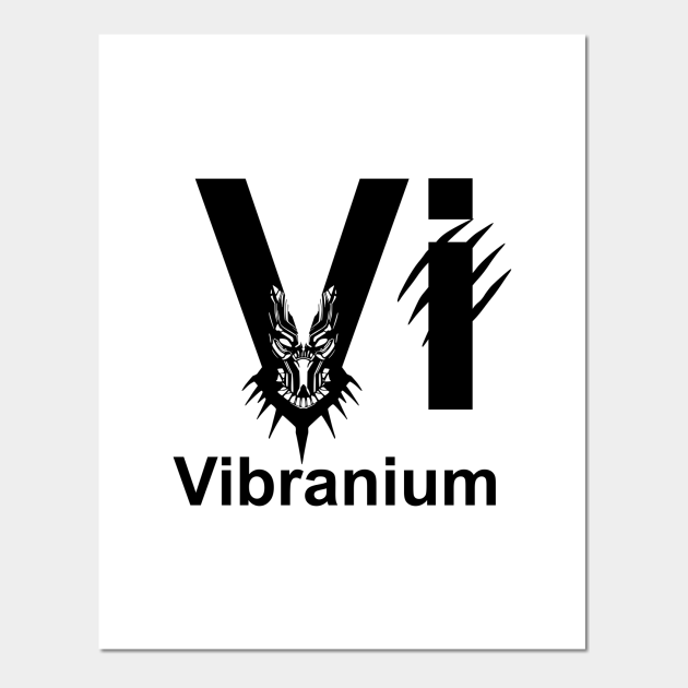 Vibranium element - Vibranium - Posters and Art Prints | TeePublic