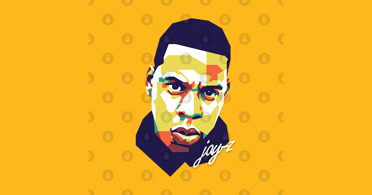 Brooklyn’s Finest: WPAP Art Jay-Z - Jay Z - T-Shirt | TeePublic