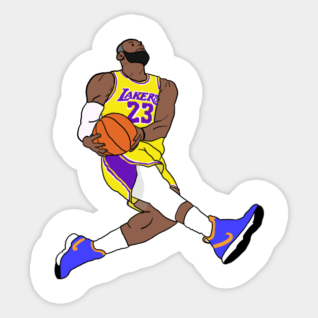 lebron james - Lebron James - Sticker | TeePublic