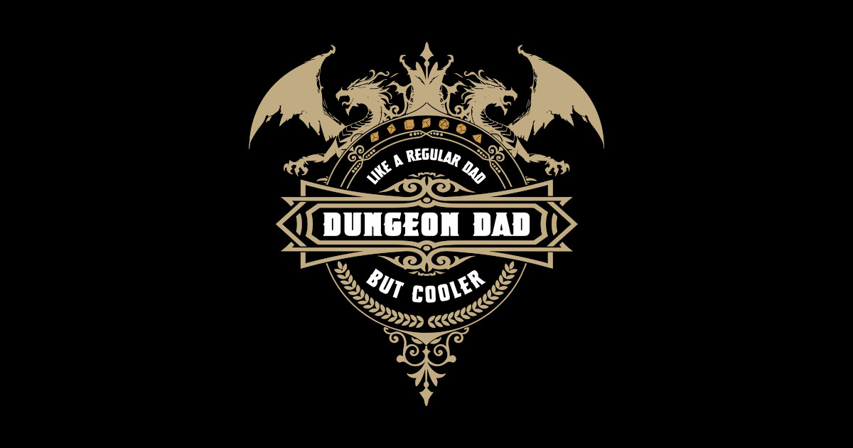 DnD Dungeon Dad - Dnd Dad - Sticker | TeePublic
