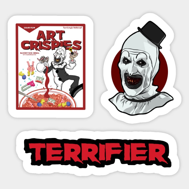 TERRIFIER sticker pack - Terrifier - Sticker | TeePublic