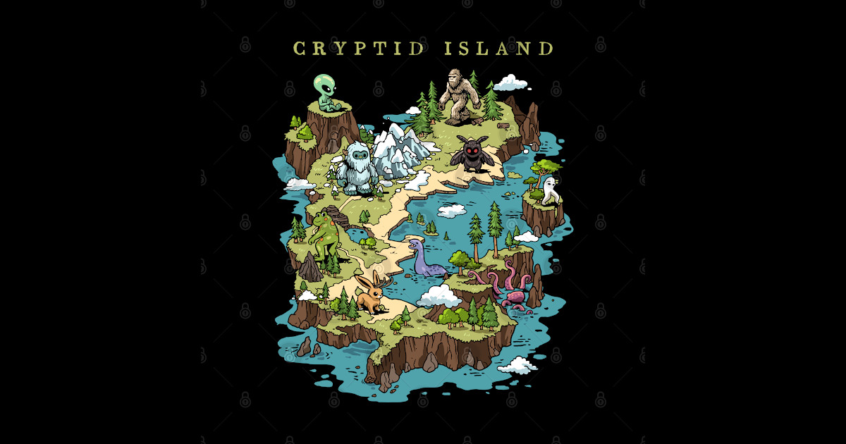 Cryptid Island - Cryptid - Sticker | TeePublic
