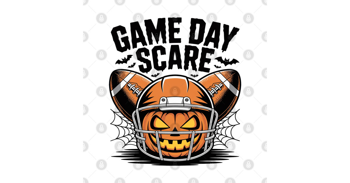 GAME DAY Rugby Football Sport Halloween - Game Day Rugby Football Sport ...