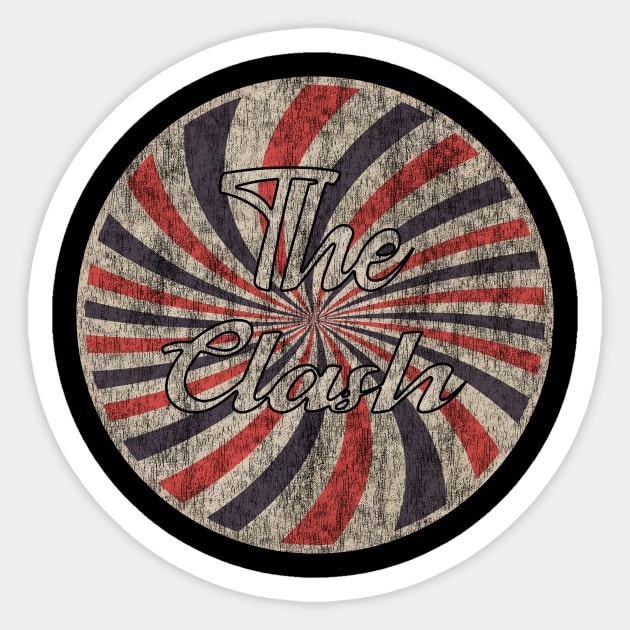 Vintage Circle The Clash - The Clash - Sticker | TeePublic
