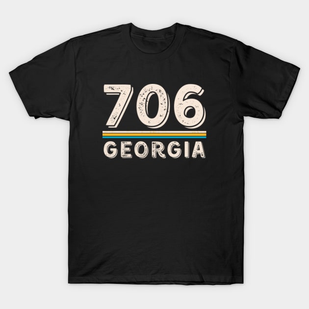Georgia Area Code 706 - Georgia Area Code 706 - T-Shirt | TeePublic