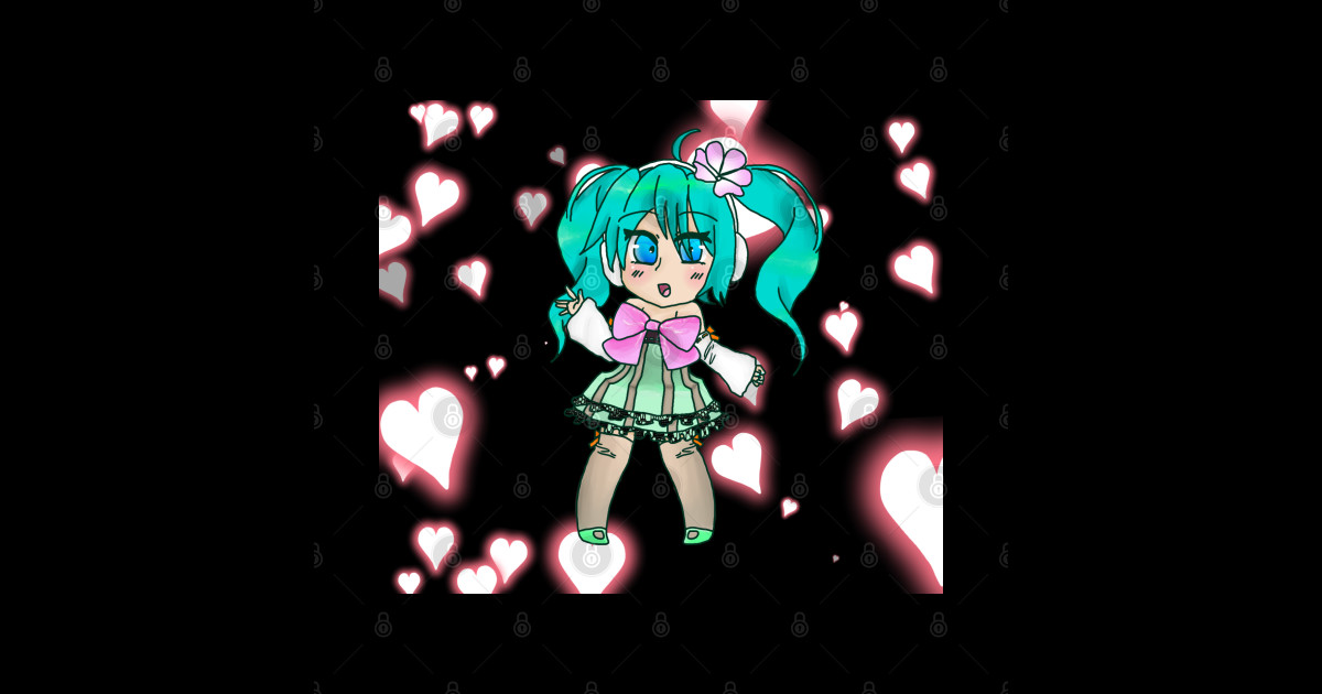 Hatsune Miku Colorful Gumdrop, chibi ver. - Anime And Manga - Sticker ...
