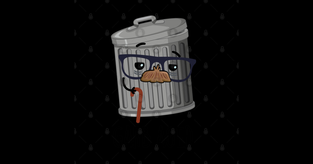 Garbaged Funny Trash Can Pun - Trash Pun - Sticker | TeePublic