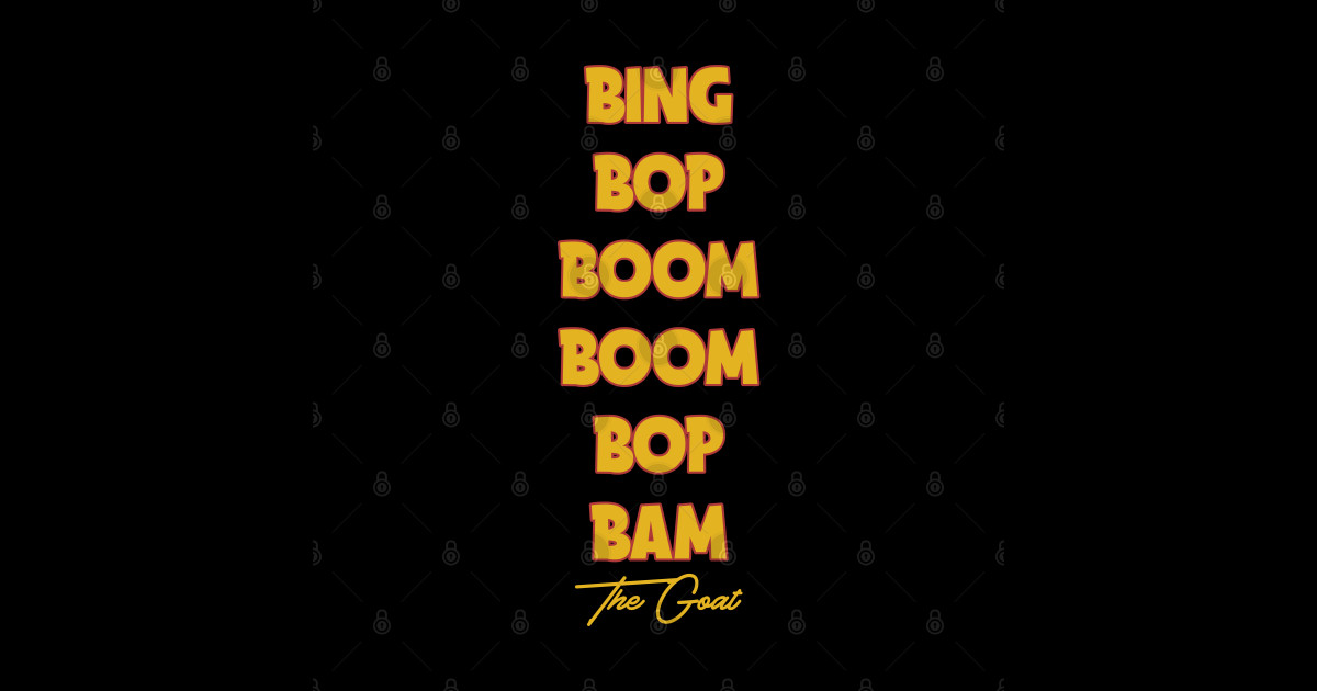 Bing Bop Boom Boom Bop Bam - Music - Magnet | TeePublic