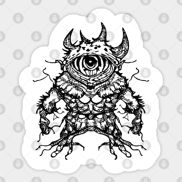 King of Cyclops - Monster - Sticker | TeePublic