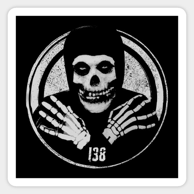 Crimson Ghost - Misfits - Sticker | TeePublic