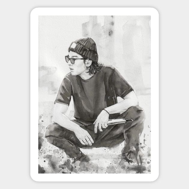 Dangerous Man - Yoongi - Sticker | TeePublic