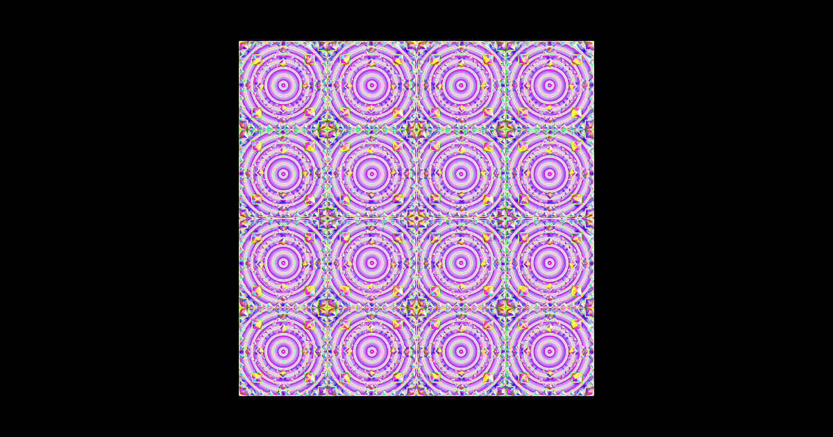 Geometric Colourful Psychedelic Ripple Pattern - Rainbow - Posters and ...