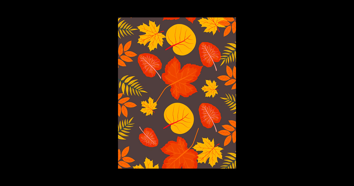 Fall pattern - Fall Pattern - Sticker | TeePublic