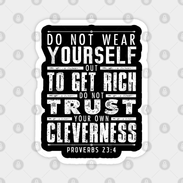 do not trust in riches bible verse
