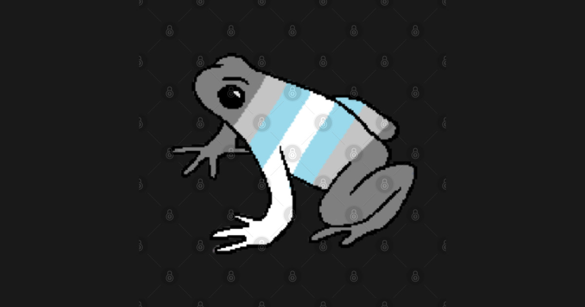 Pixel Demiboy Frog - Gay - T-Shirt | TeePublic