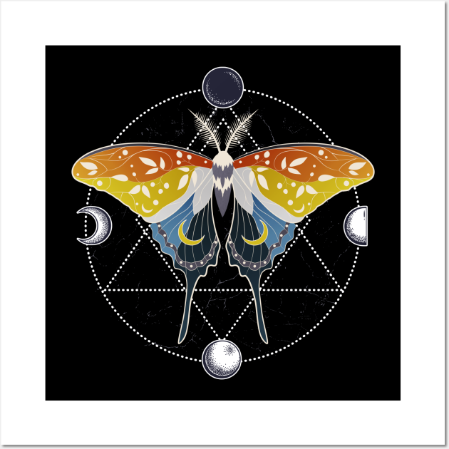 Aroace Luna Moth Cottagecore LGBT Aromantic Asexual Pride Flag - Aroace ...