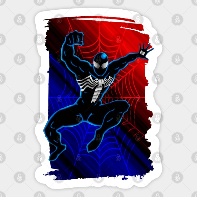 The Black Spider - Spiderman - Sticker | TeePublic