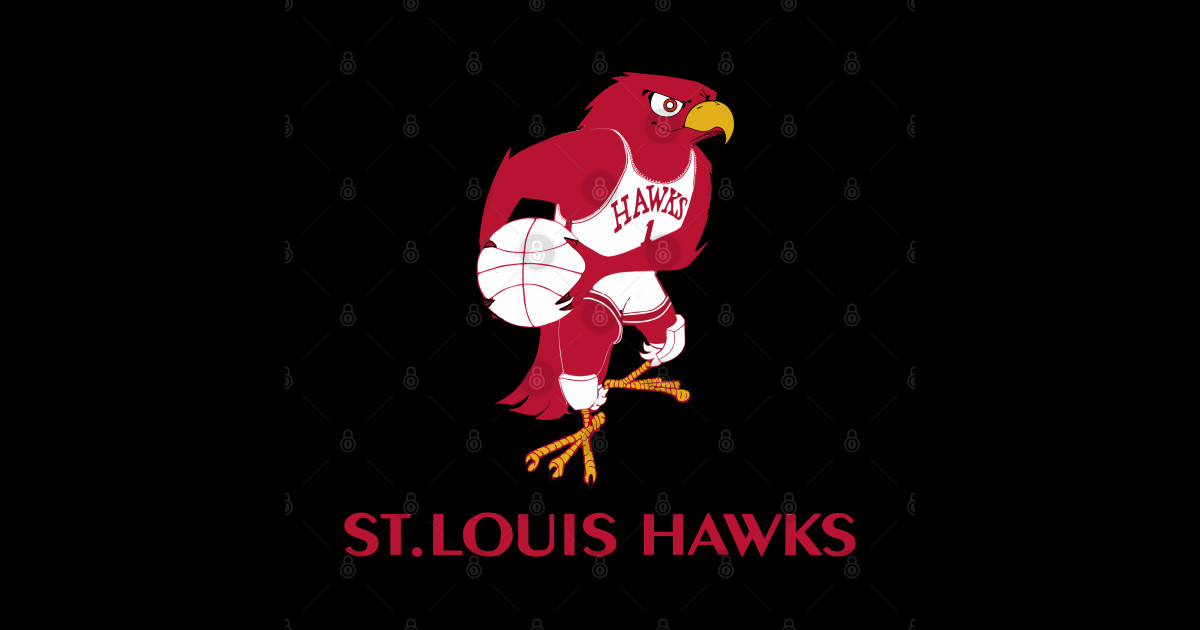 St. Louis Hawks - St Louis Hawks - Sticker | TeePublic
