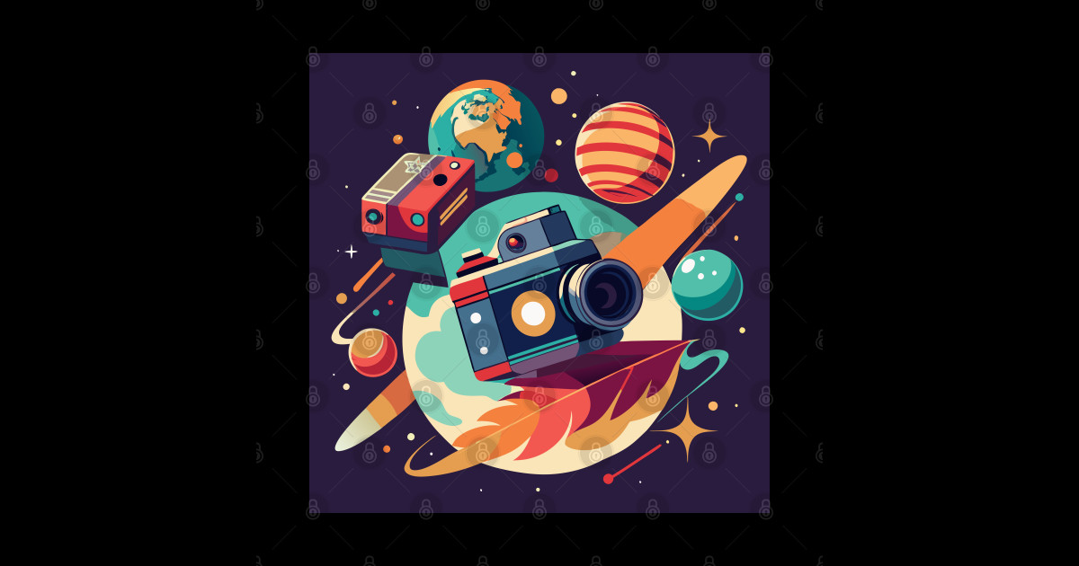 Cosmic Click: Camera in Space - Space Camera Cartoon Planets Film ...