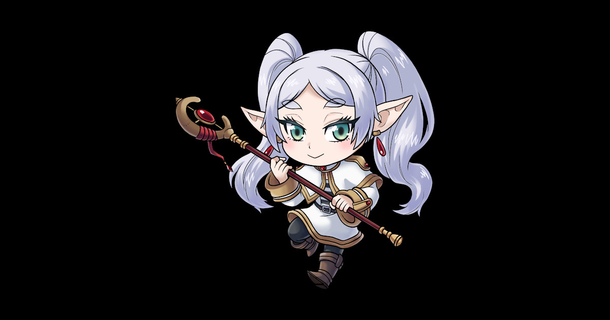 Chibi Frieren - Frieren - Sticker | TeePublic