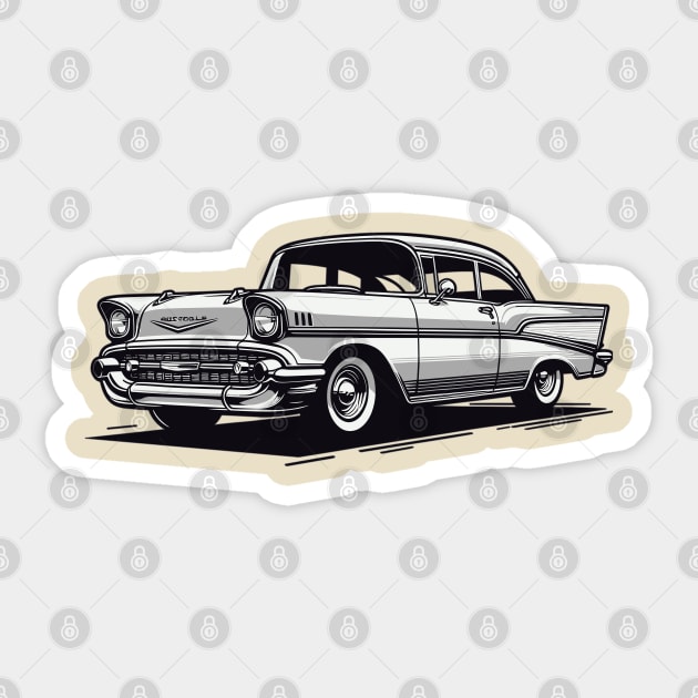 Chevrolet Bel Air - Chevrolet - Sticker | TeePublic
