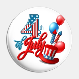 Happy 4th Of July Cool Independence Day Pins and Buttons for Sale ...