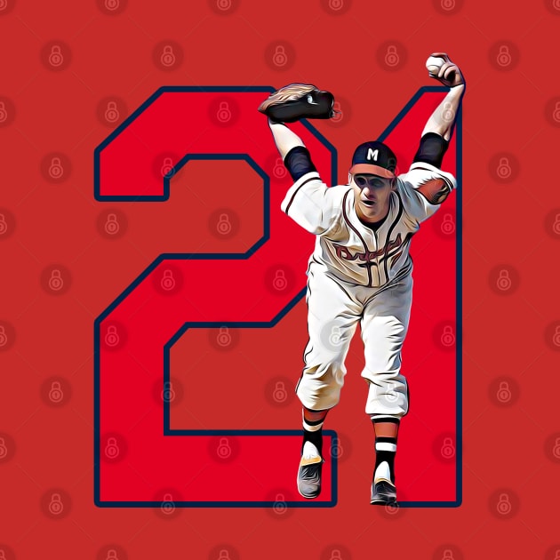 The Spahn Wind-up - Warren Spahn - Pin | TeePublic
