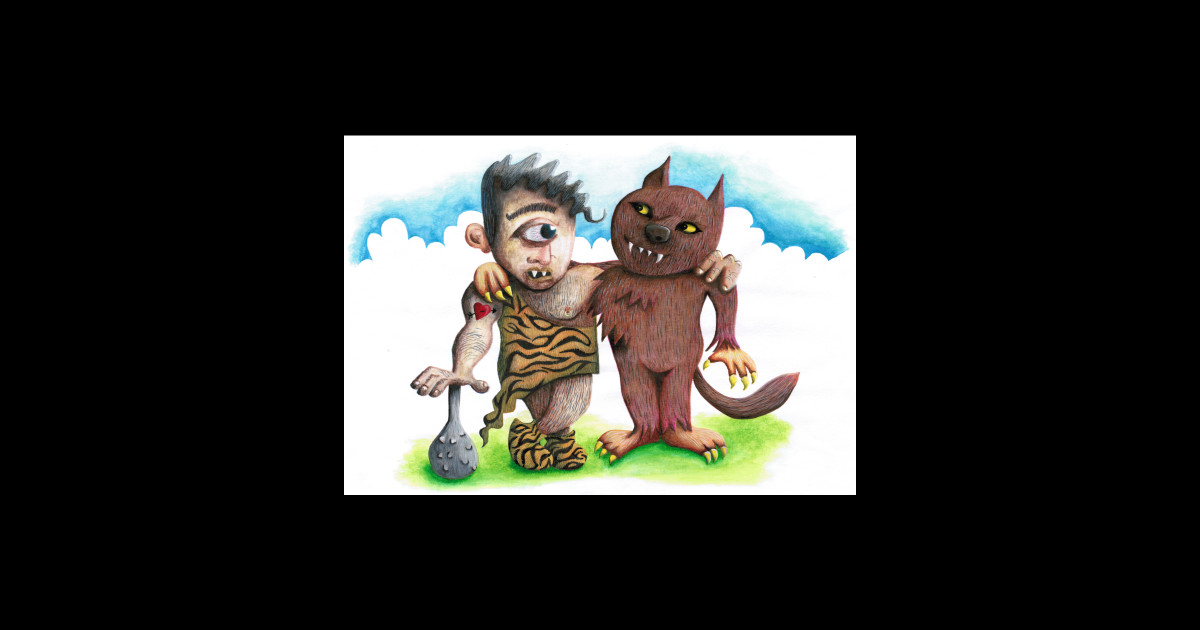 The Beast of Friends - Best Friends - Sticker | TeePublic