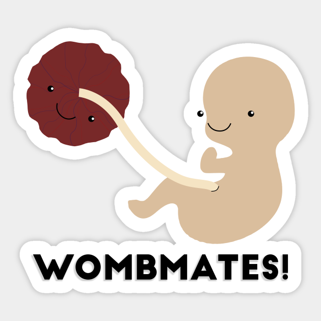 Wombmates! - Pregnancy - Sticker | TeePublic