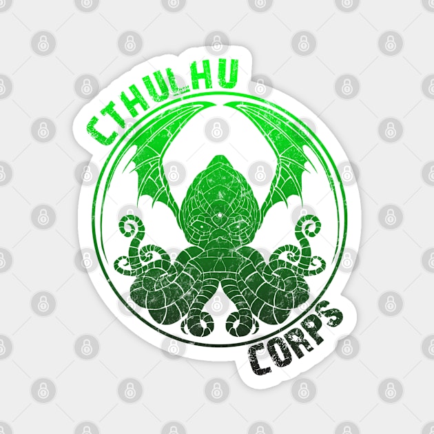 Cthulhu Corps (Green Gradient) - Cthulhu - Magnet | TeePublic