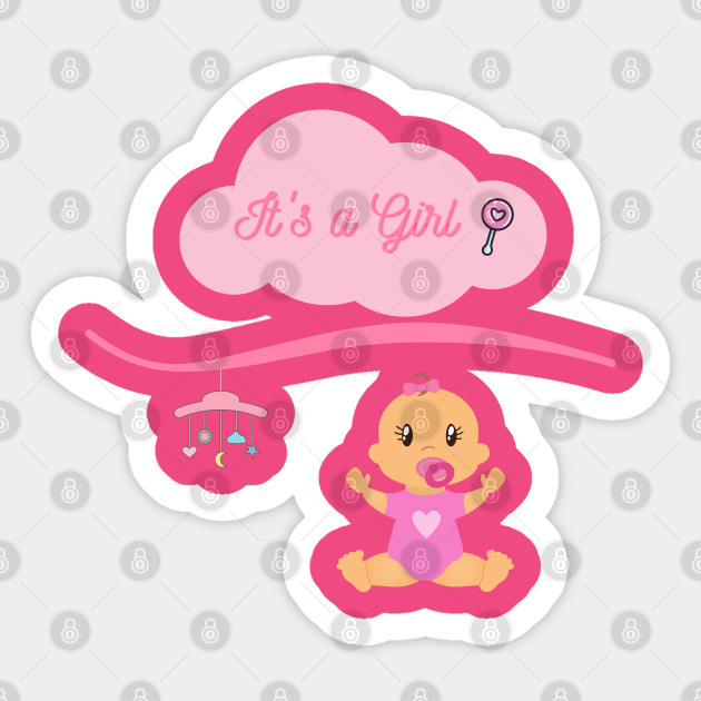 Baby girl - Baby Girls - Sticker | TeePublic