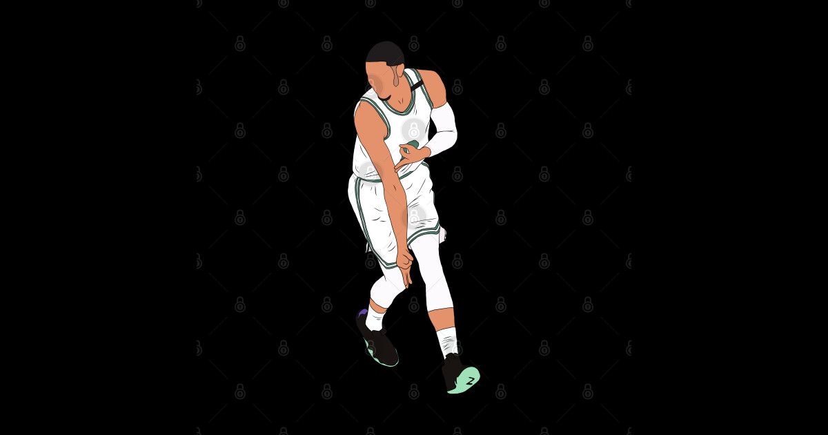 Jayson Tatum 3 Point Celebration - Jayson Tatum - Sticker | TeePublic