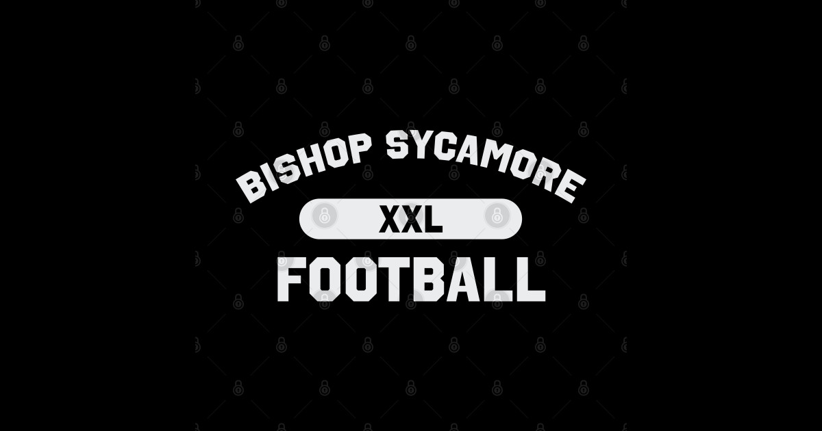 Bishop Sycamore Football - Light Lettering - Bishop Sycamore - Sticker ...