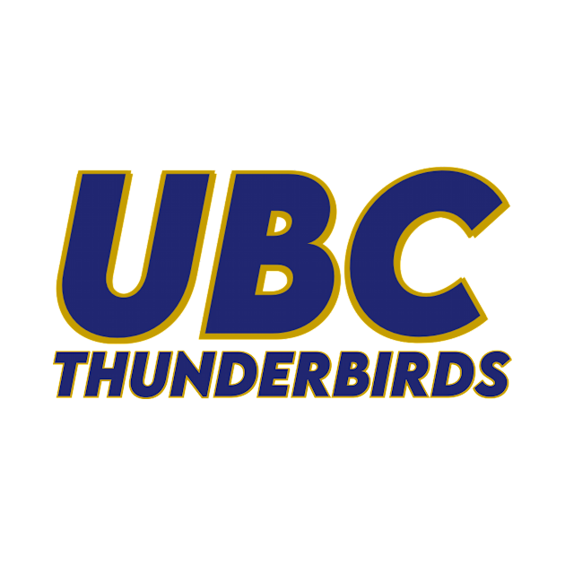 UBC Varsity Thunderbirds - Ubc - T-Shirt | TeePublic