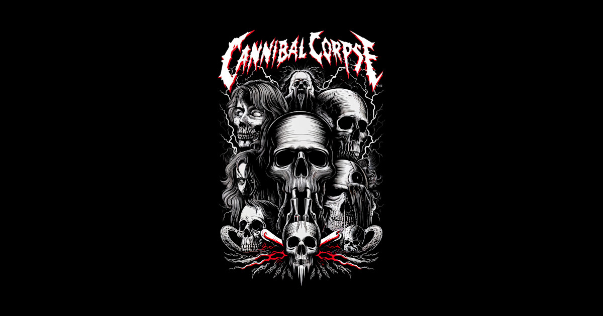 CANNIBAL CORPSE BAND - Cannibal Corpse Band - Sticker | TeePublic