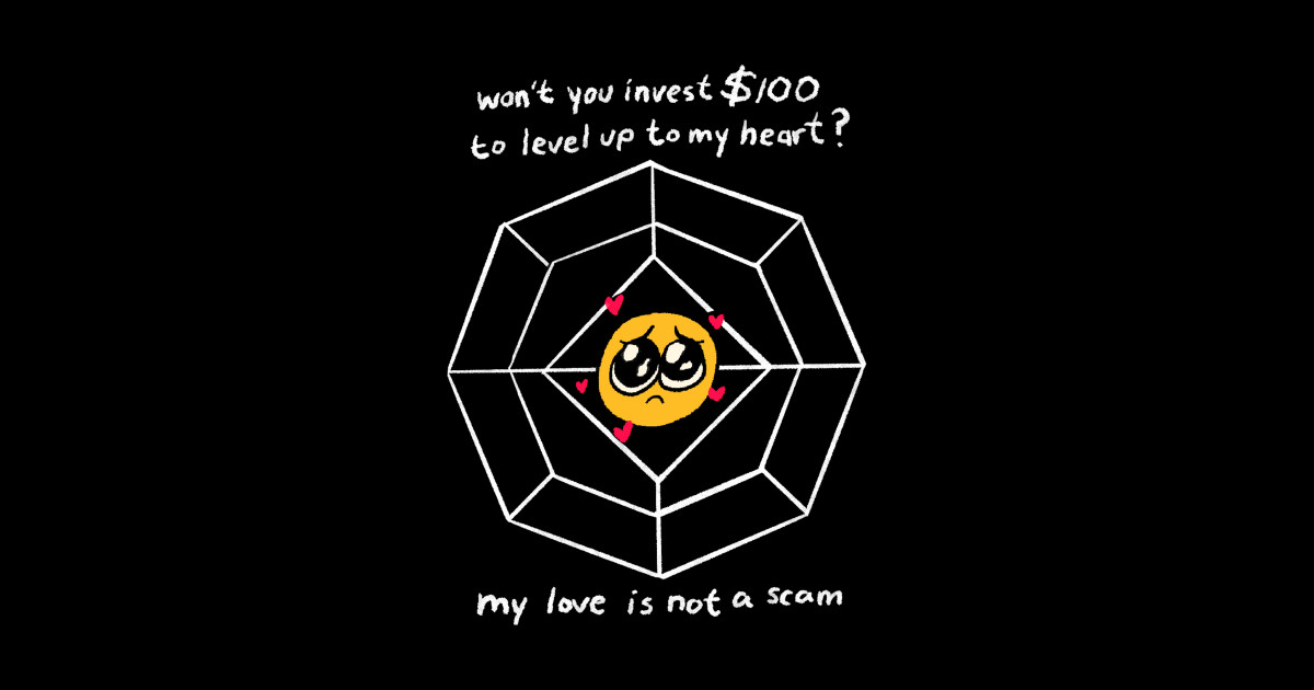 Ponzi Scheme My Love WHITE OUTLINE - Ponzi Scheme - Posters and Art ...